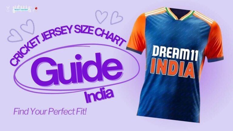 Cricket Jersey Size Chart: Find Your Perfect Fit Guide (India)
